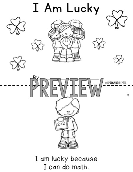 Emily Jane Creates: ST. PATRICK'S DAY EMERGENT READER