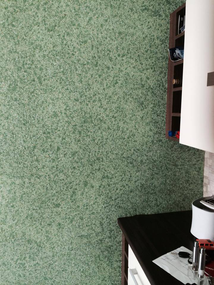 Tapetul lichid din matase naturala ~ Preturi Manopera Amenajari Interioare