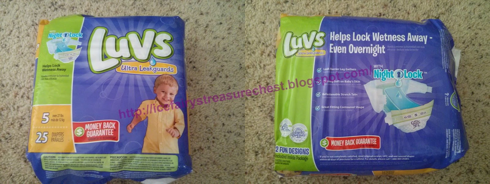 Luvs NightLock Diaper Review & Giveaway