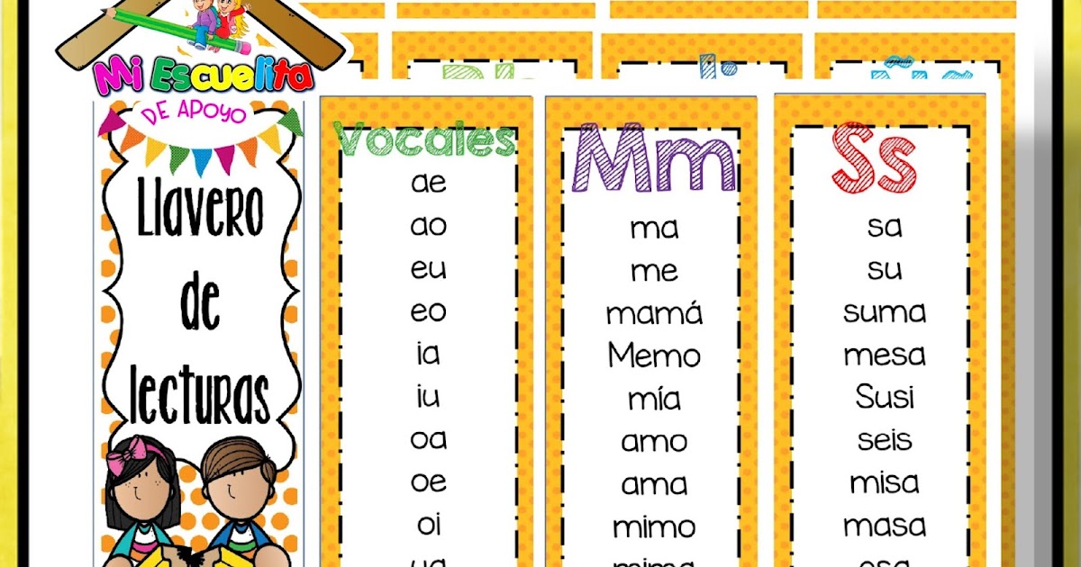 llavero lector para imprimir pdf