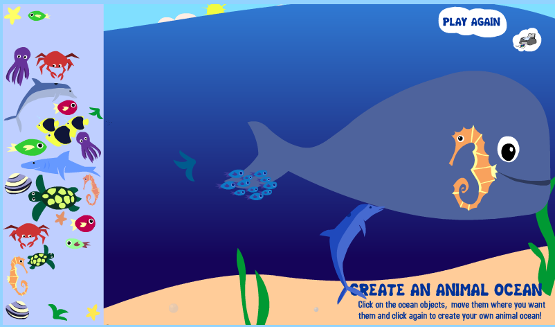 JUEGOS SENCILLOS EDUCACION ESPECIAL: juego CREA UN OCEANO CON LOS ...