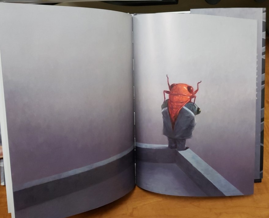 SDSU Children's Literature: Aesthetics of Cicada by Shaun Tan