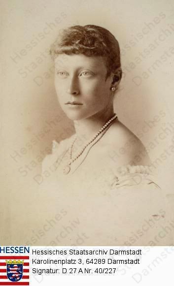 Maria's Royal Collection: Princess Victoria of Hesse and by the Rhine ...
