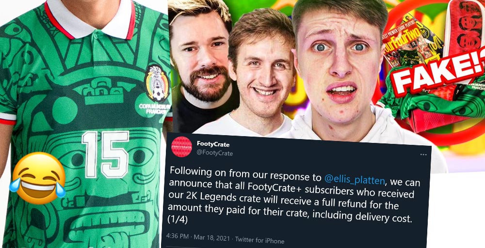 FIFA YouTubers Sell Mystery Box Including Fake Shirts - Footy Headlines