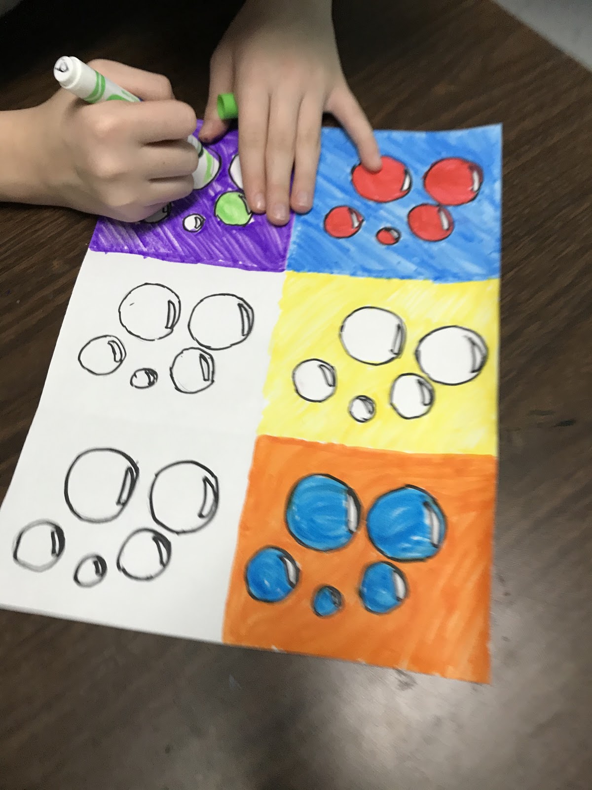 Elements of the Art Room: 5th grade Andy Warhol inspired Pop Art