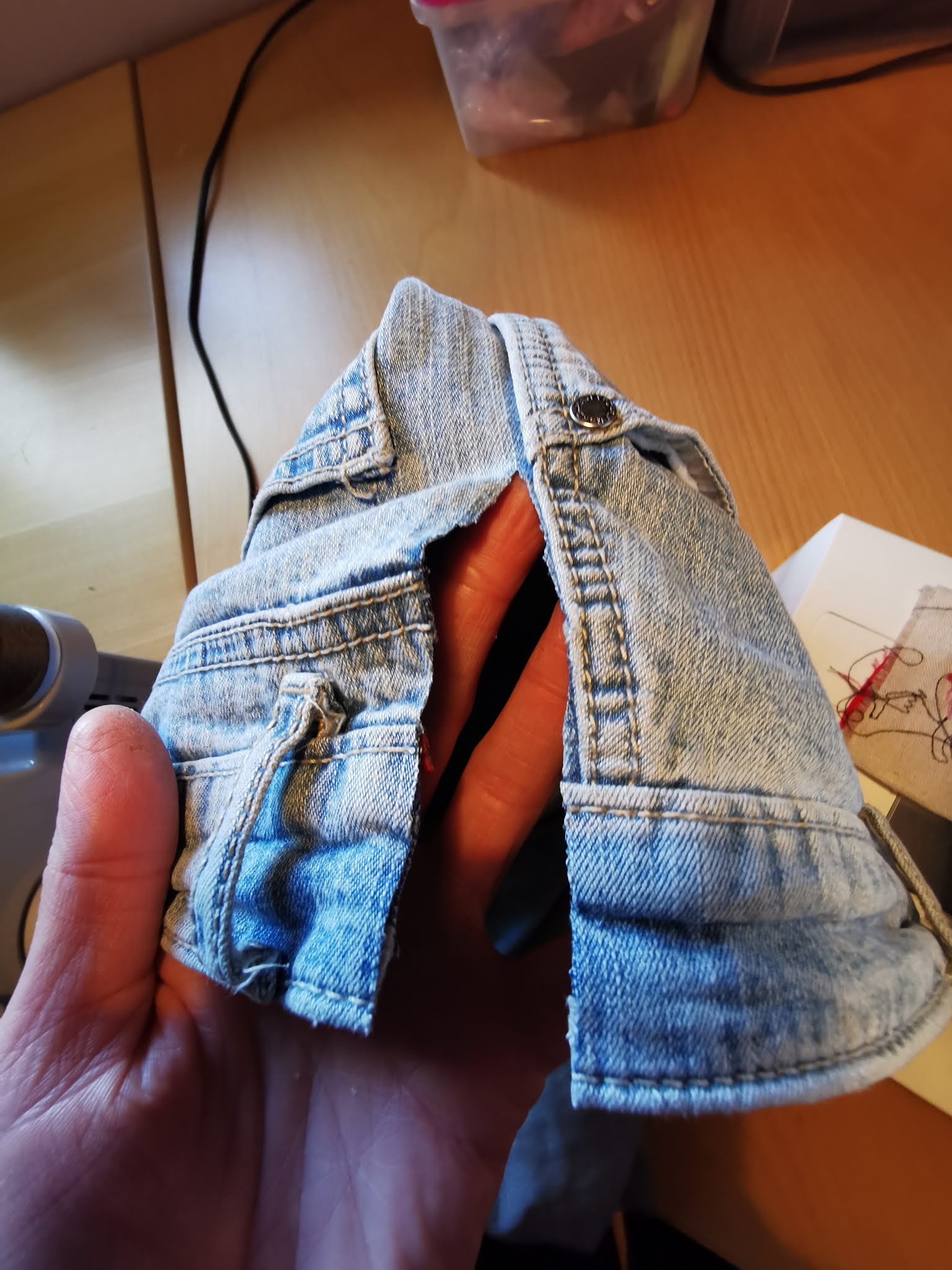 Mendingmayhem : Too small jeans or trousers