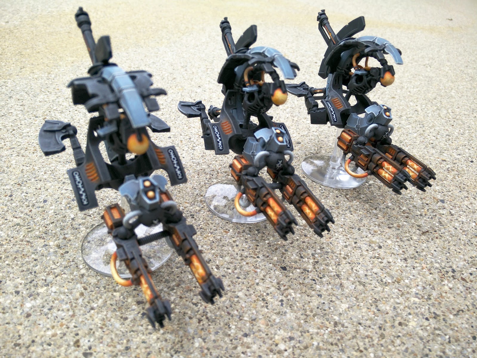 Necron Army Work in Progress pics: Tomb Blades Done!