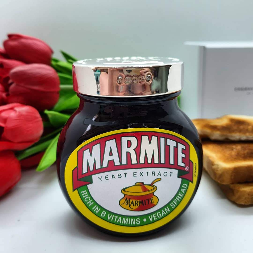 Valentine's Gifts: Personalised Sliver Marmite Lid | Sugar Pink Food ...