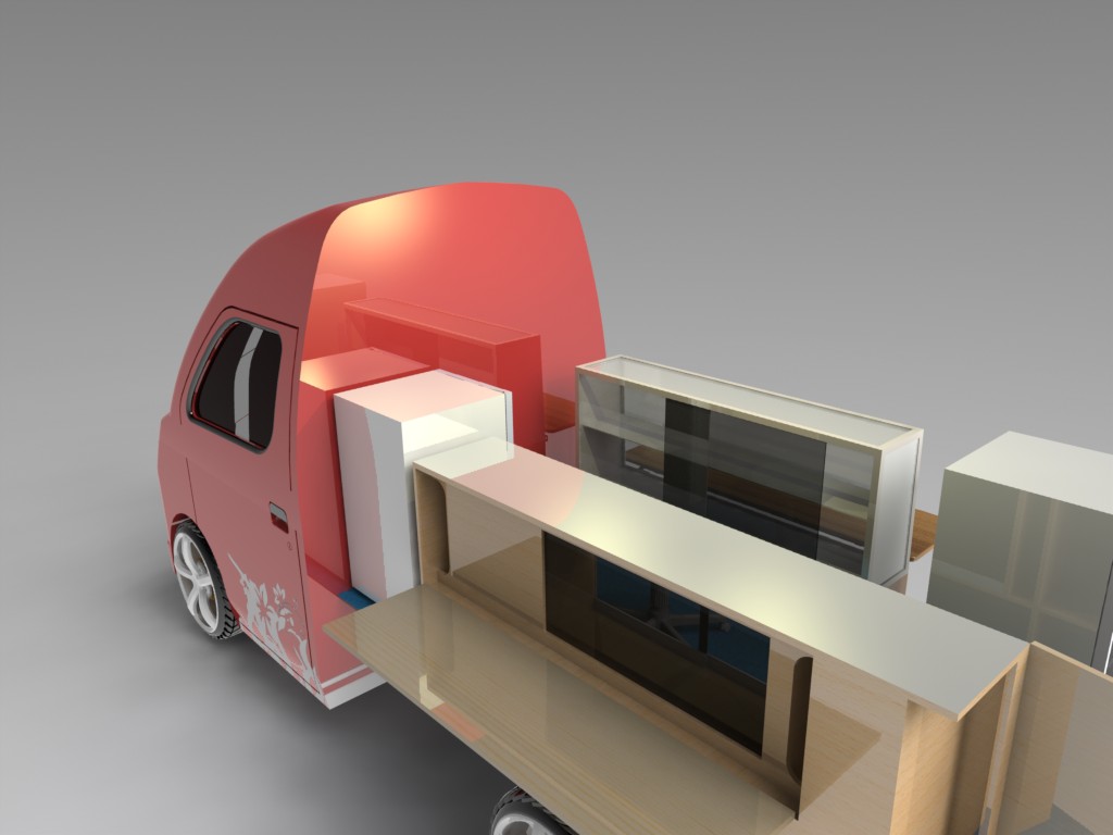 gnp design: Delvan Moko Sushi Kotei (Mobil Toko)