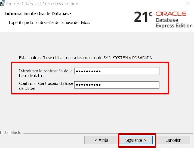 Como instalar Oracle Database 21c Express Edition para Windows 10