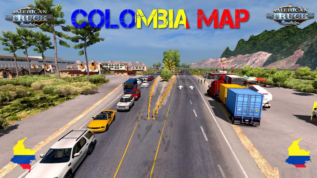 Mapa da Colômbia V.1.0 Beta! - American Truck Simulator Mods - Mods ATS ...