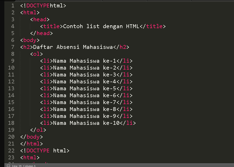 Pengertian HTML dan contoh gambar