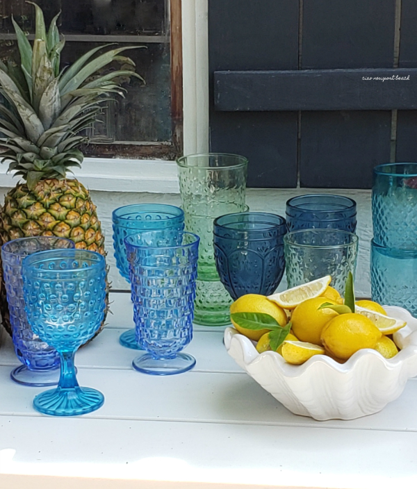 ciao! newport beach: collecting: blue glassware