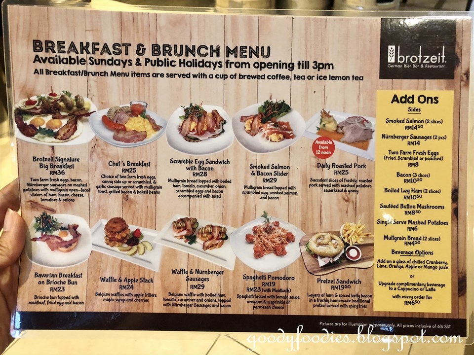 GoodyFoodies: Brotzeit German Bier Bar & Restaurant, Mid Valley