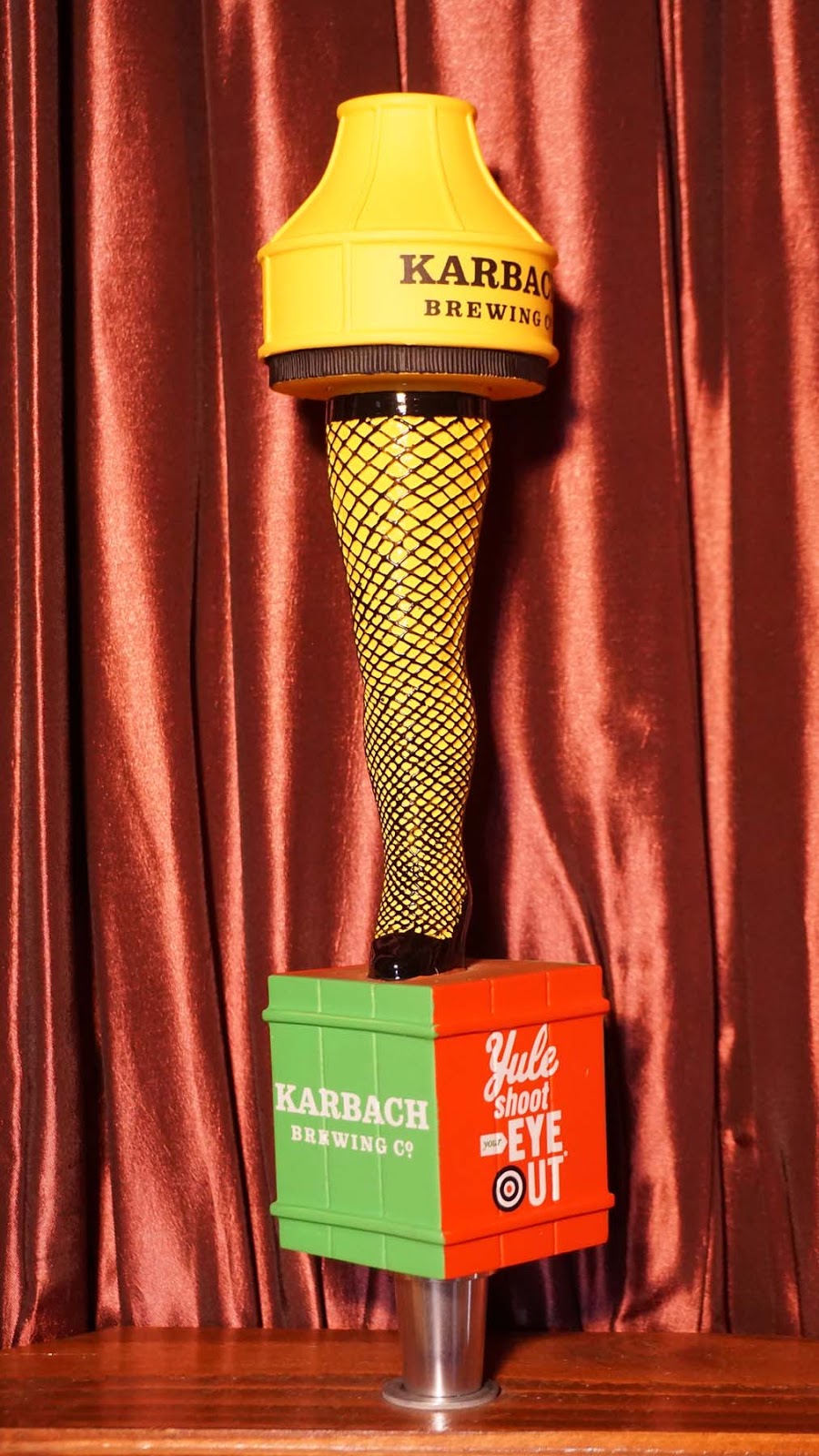 Tap Handle #725: Karbach (Anheuser-Busch) - Yule Shoot Your Eye Out Red Ale
