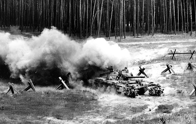 RedStar Heroes: T-55A + KMT-5 mine clearing device (East Germany)