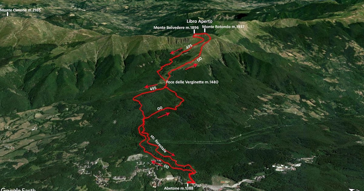 Quelli che...la montagna: Monte Libro Aperto con partenza dalle ...