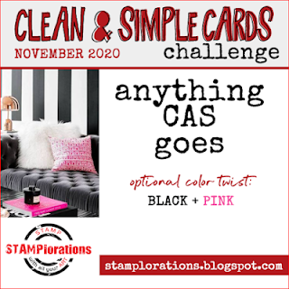 Juhi's Handmade Cards: STAMPlorations CAS Card Challenge - November Mid ...