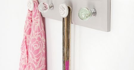 DIY Hook Rack Using Cabinet Knobs | Find My DIY