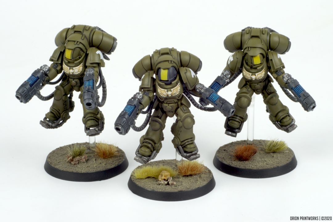 Orion Paintworks: Showcase: Primaris Inceptor Squad