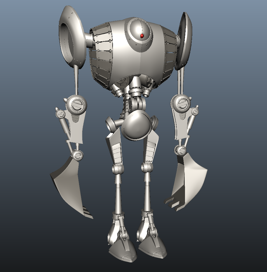 Nicholas Pettit CG Portfolio: Cartoon Robot