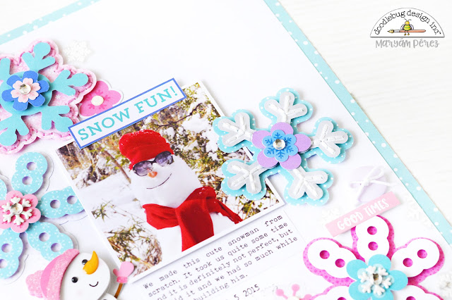 Doodlebug Design Inc Blog: WINTER WONDERLAND LAYOUT | with Maryám