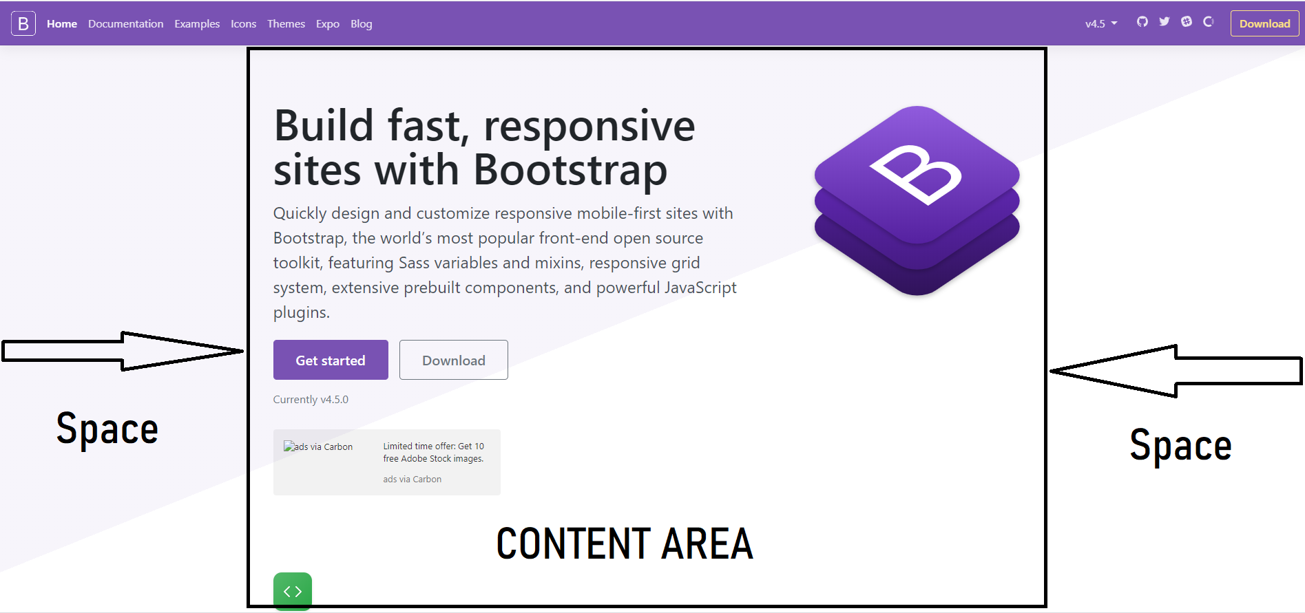 Introduction to Bootstrap v5 - Coding Area 100 Introduction to Bootstrap v5 - Coding Area 100