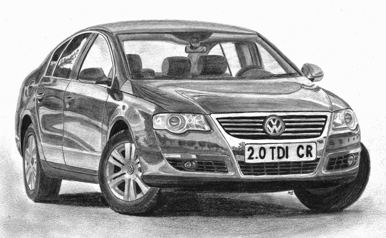 Rysunki mati220: VW Passat B6 2.0 TDI CR