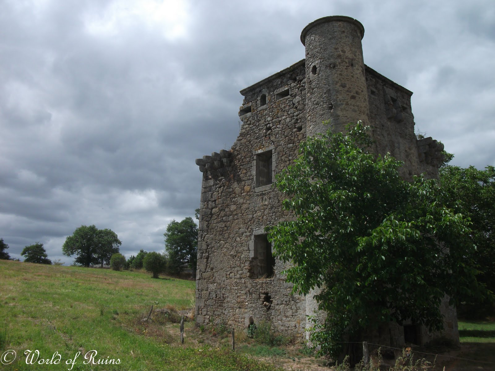 World of Ruins: Ruines du Château de Chambrette (Les Landes-Genusson ...