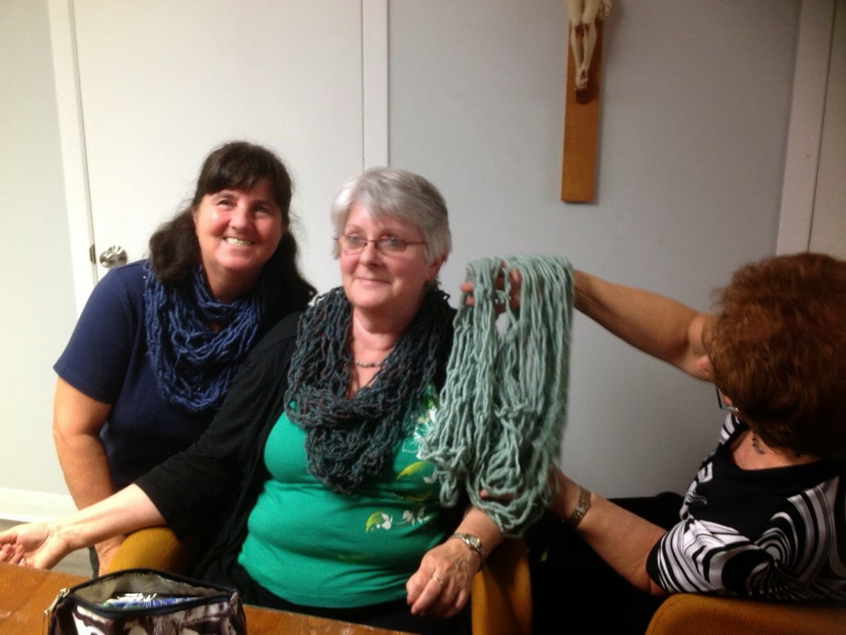 Cercle de Fermières St-Lambert-de-Lauzon: cours de foulard tricotté ...