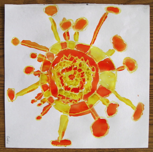 Creating Art With Kids: wax resist