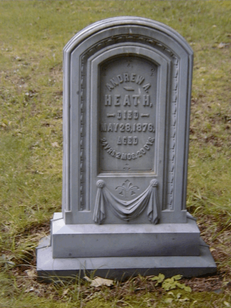 Cemetery Divas: Tombstone Tuesday--Metal Stones