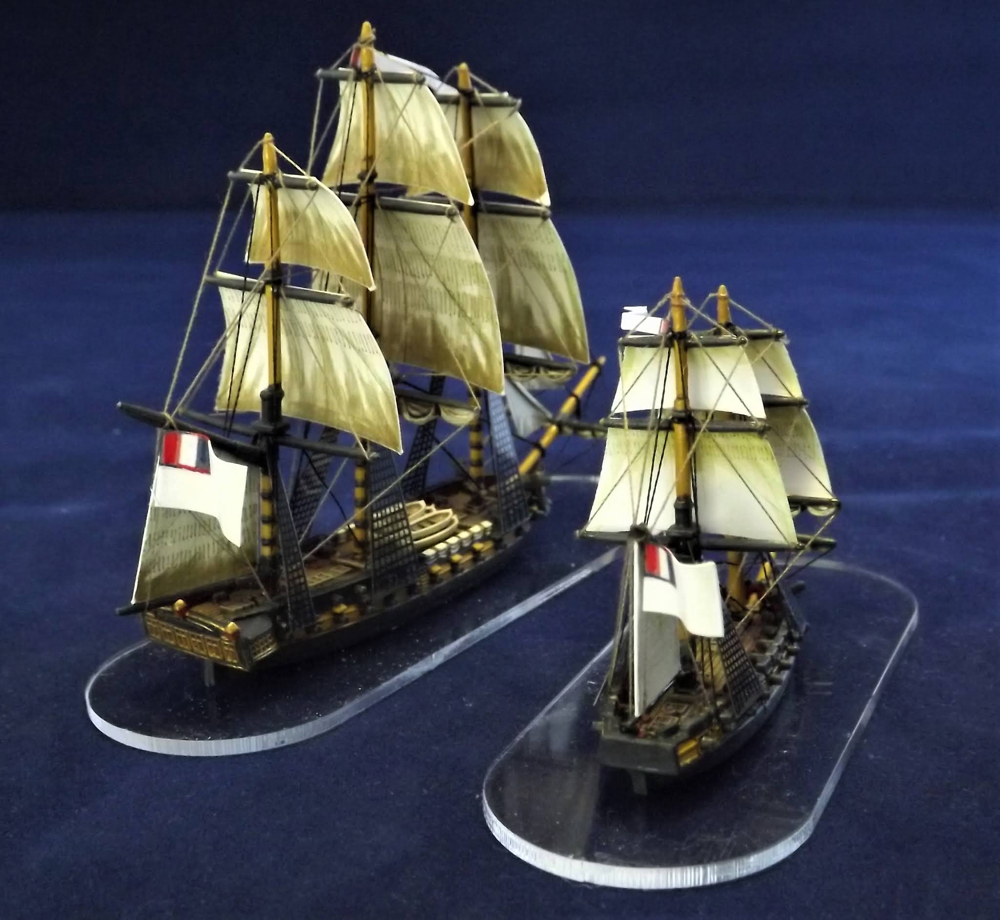 JJ's Wargames: All at Sea - Early Revolutionary War French Frigate & Brig