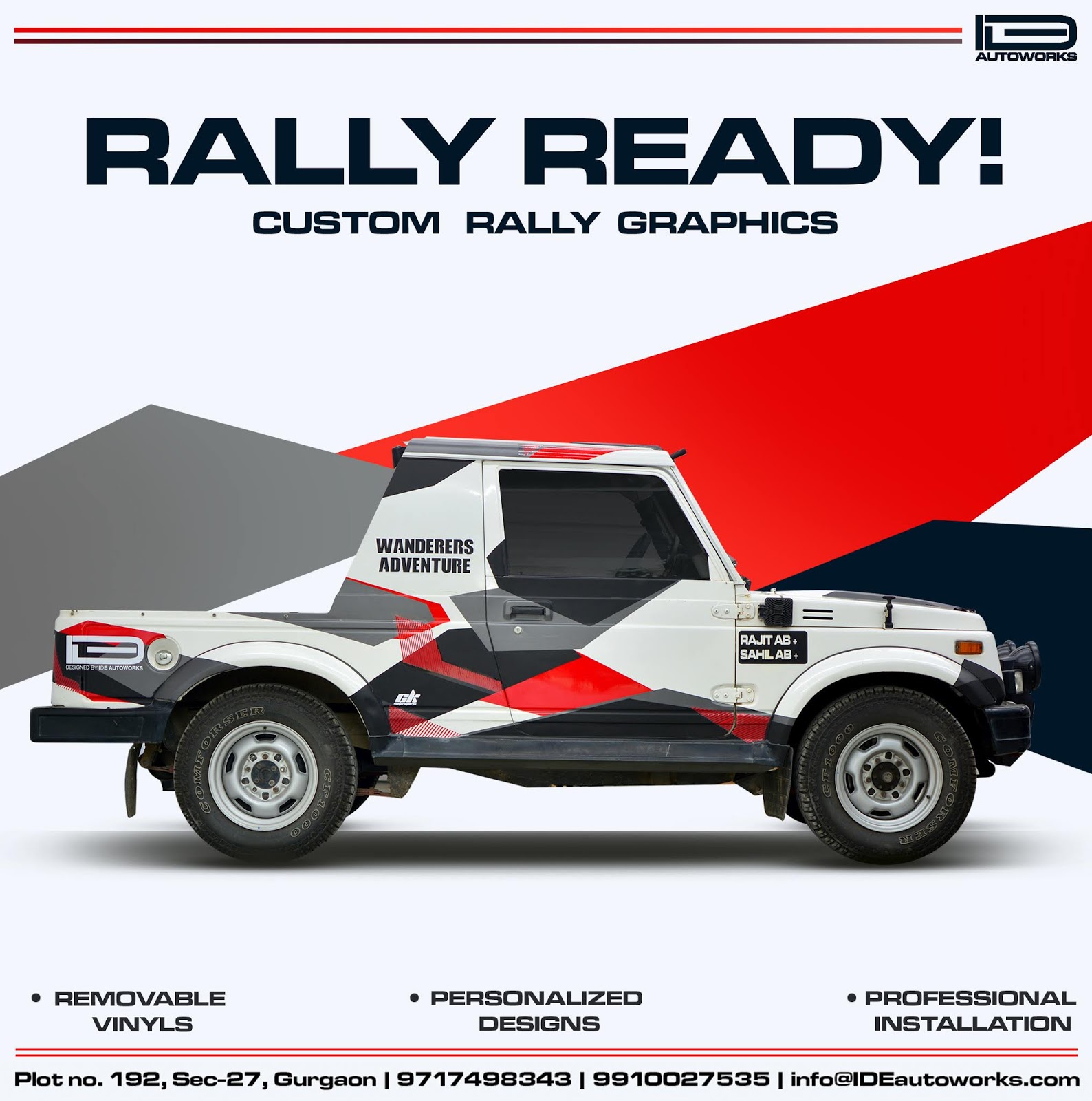 Gypsy: Custom Rally Graphics Design | IDE Autoworks