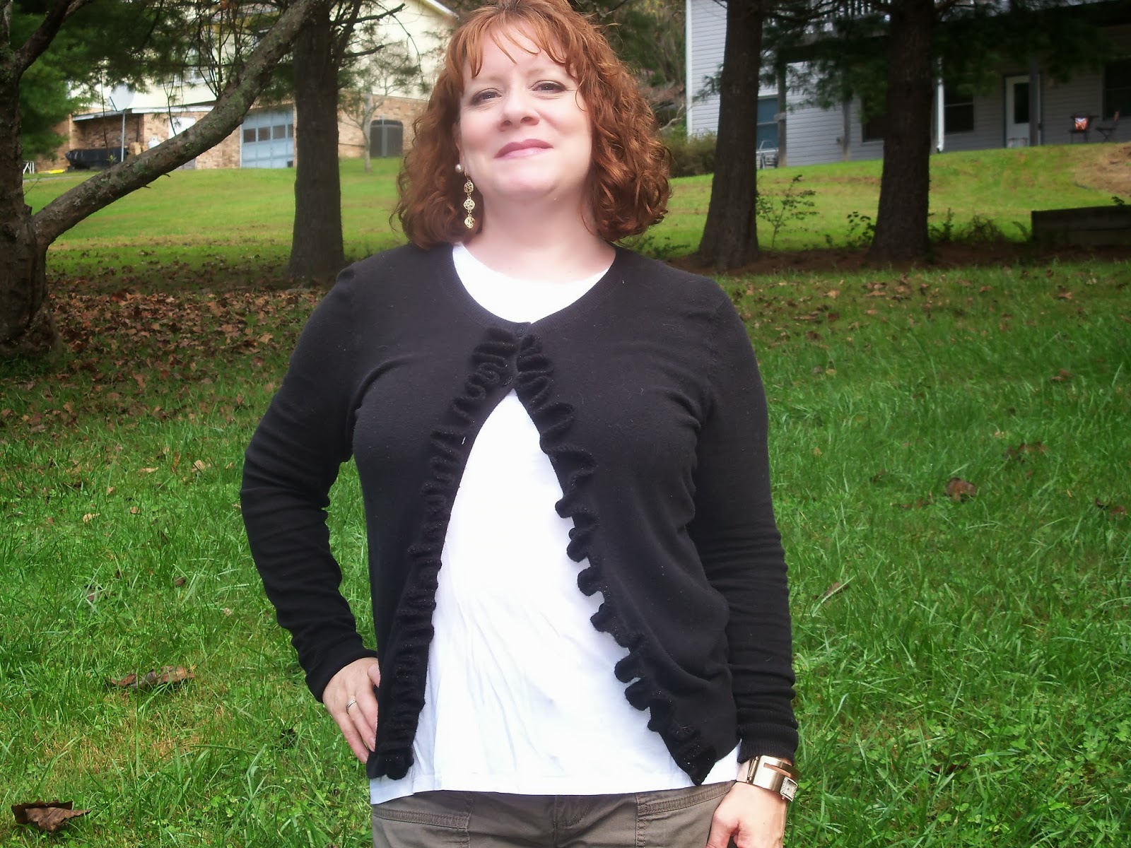 How to Give a Plain Cardigan A Makeover