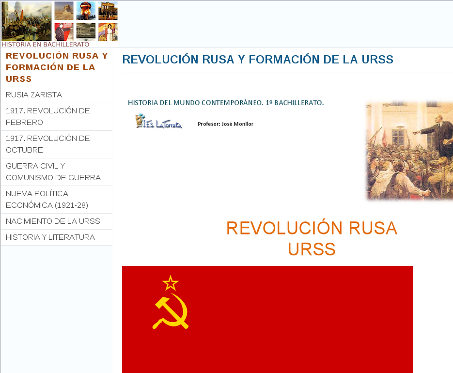 Geografía e Historia. Secundaria y bachillerato: SECUENCIA DIDÁCTICA: REVOLUCIÓN RUSA Y ...