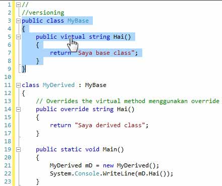 VISUAL C# No.8: [Beginner] Apa itu versioning? Apa itu struct ...