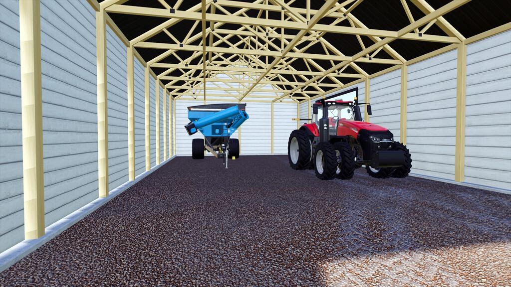 FS19 SMALL WHITE US SHED (PREFAB) V1.0 - FS 19 & 22 USA Mods Collection
