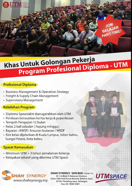 Part Time Study Profesional/ Eksekutif/ MQA Program Diploma/ Ijazah Sarjana Muda/ Master ...