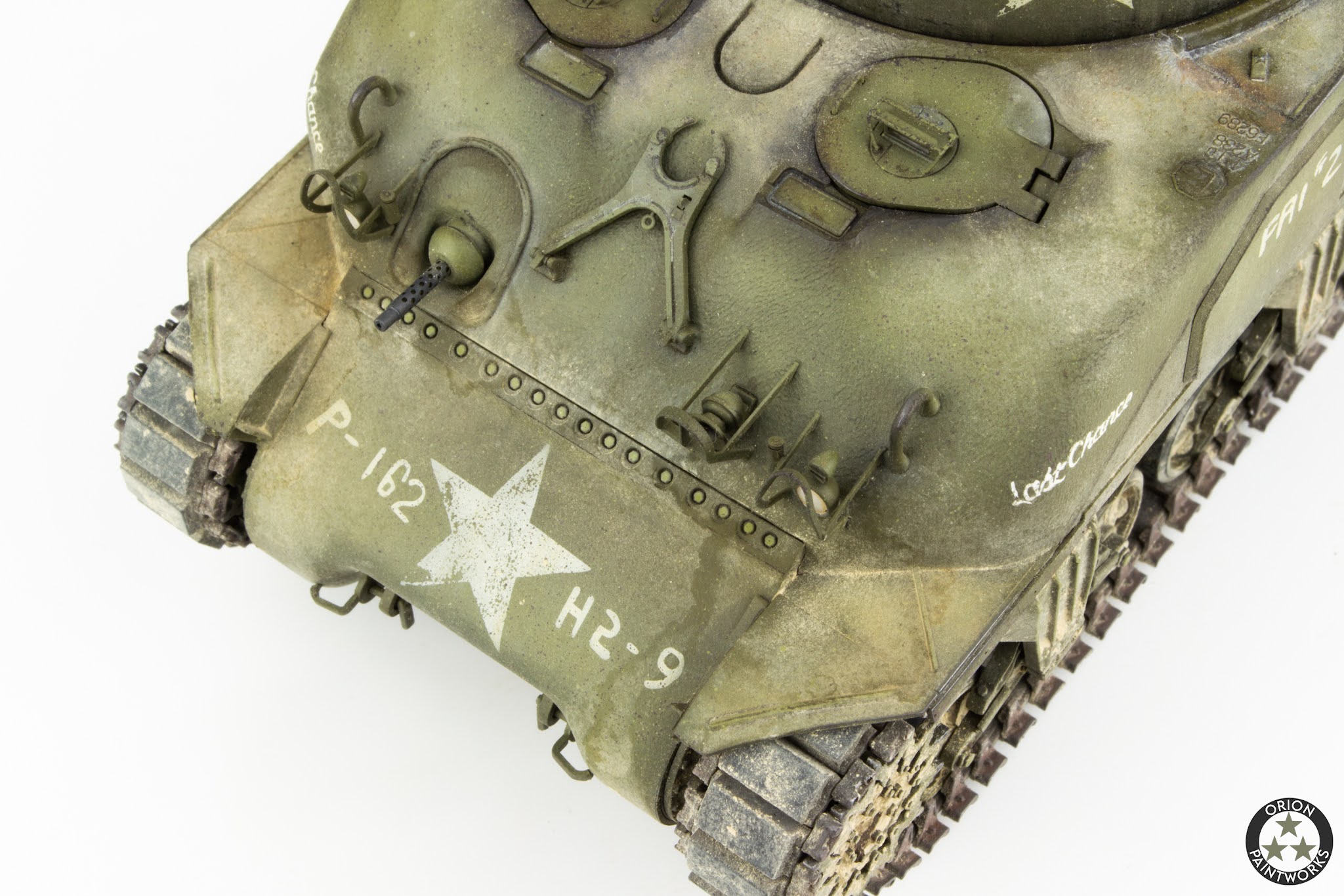 Orion Paintworks: Showcase: M4 Sherman Composite Hull "Last Chance"