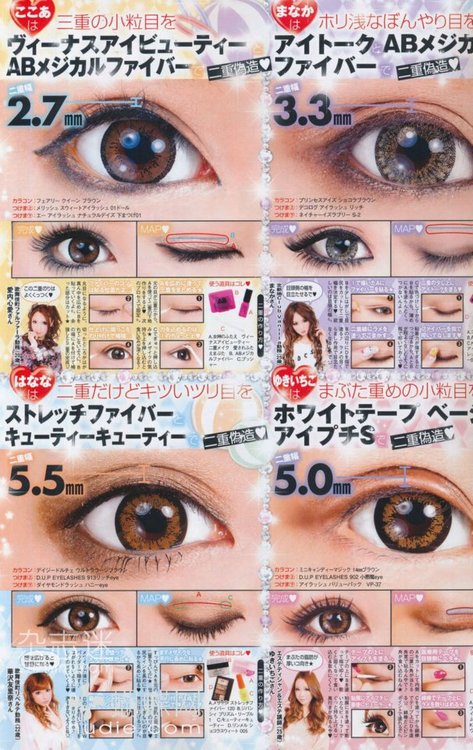 ariska pue's blog: Gyaru Eyes Makeup Part 2