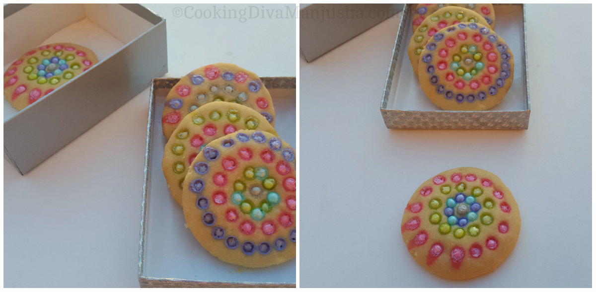 Rangoli cookies|Eggless cookie|Unique cookie