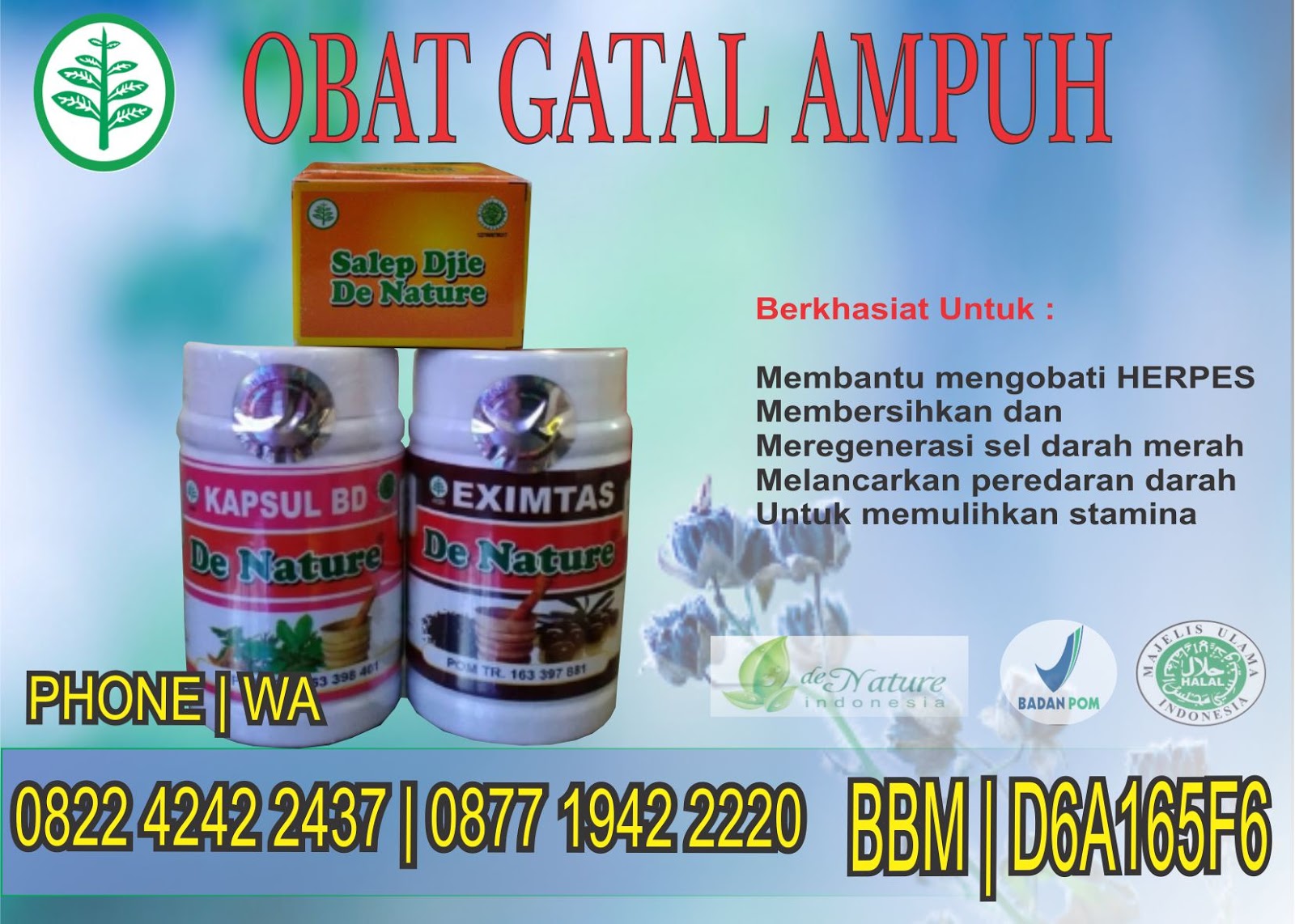 obat kadas kudis kurap tradisional
