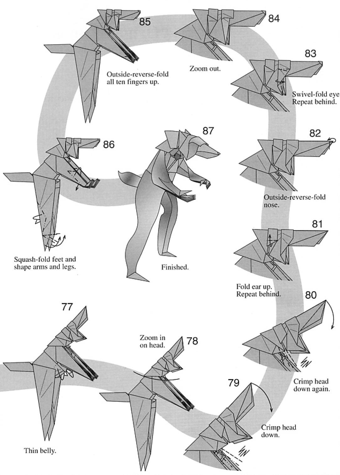 El arte del Origami: Werewolf