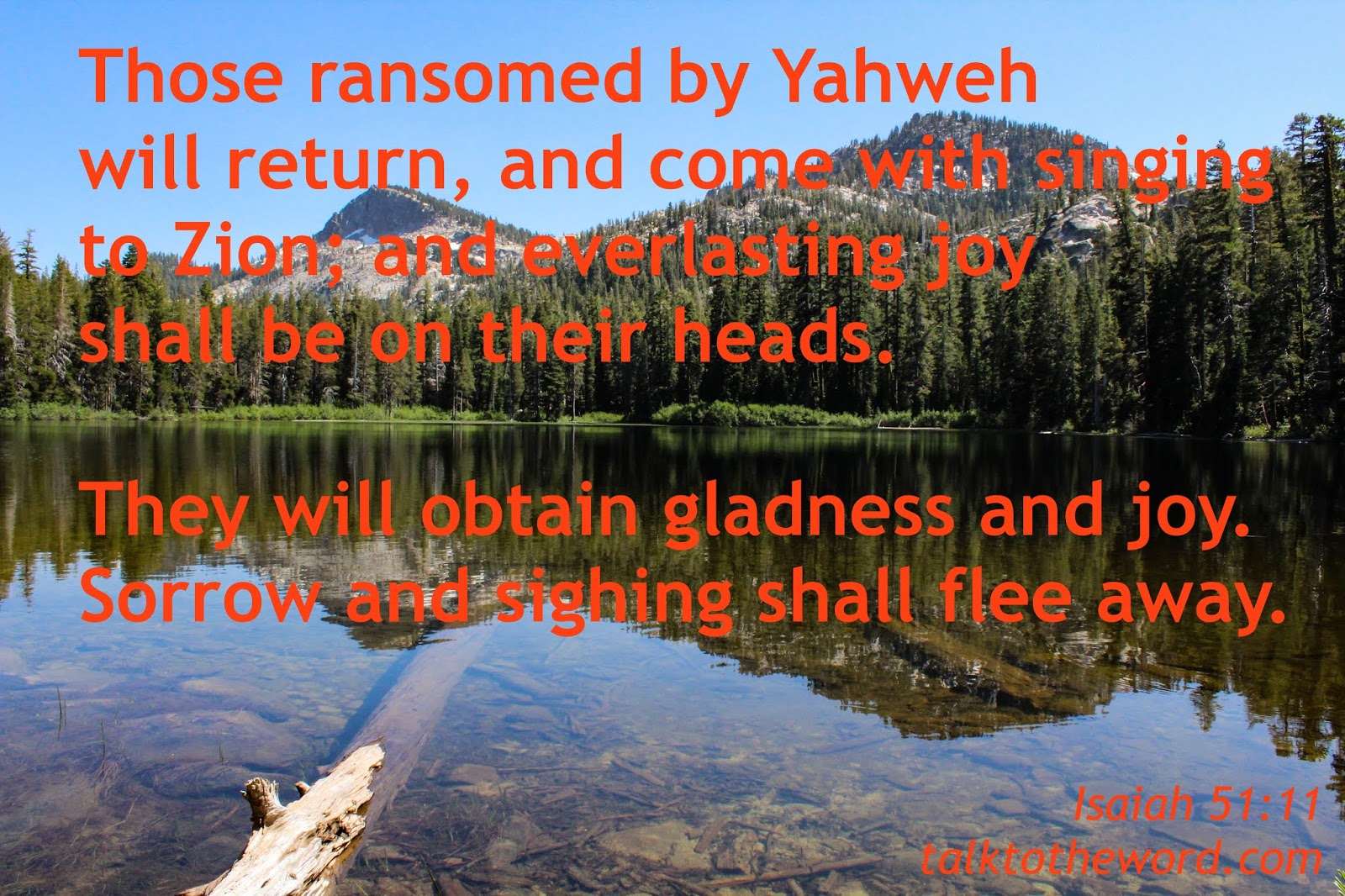 Isaiah 51 11