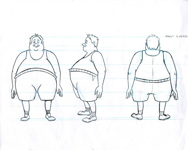 das sketches: A Hobo and A Fat Slob