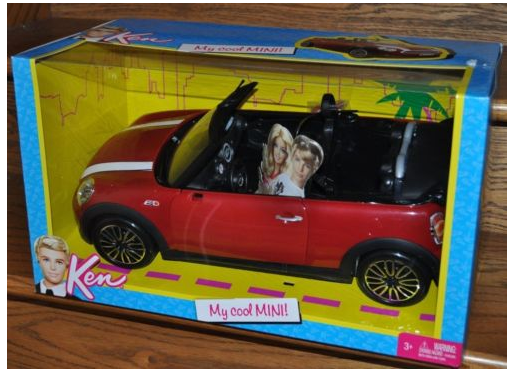 Barbie News: Barbie Ken 'My Cool Mini Cooper' na caixa ...