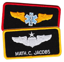 Flight Suit Name Tags