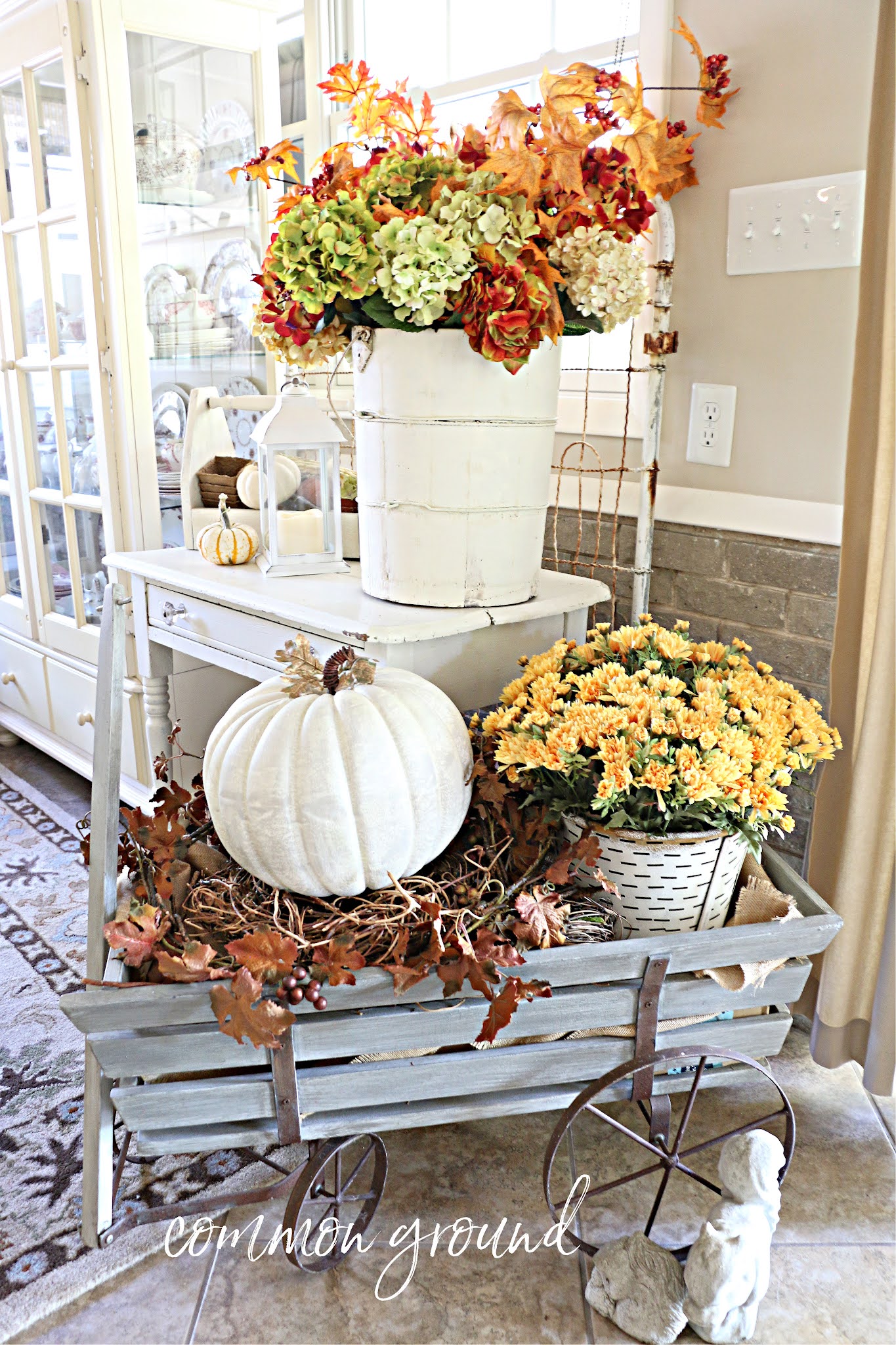 common ground : Wagons and Wheelbarrows for Fall