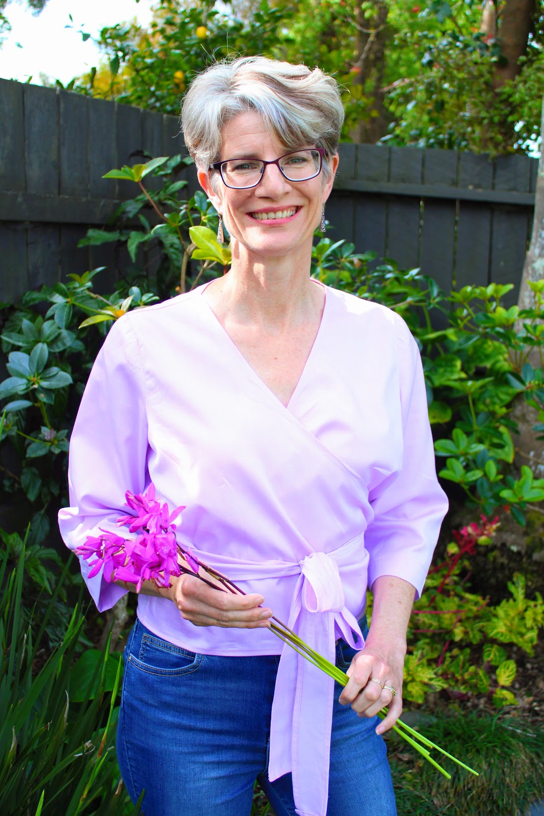 JulieLou : Peppermint Wrap Top